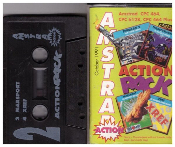 Amstrad Action 7 Oct 91 Covertape for Amstrad CPC - Retro Games And Films