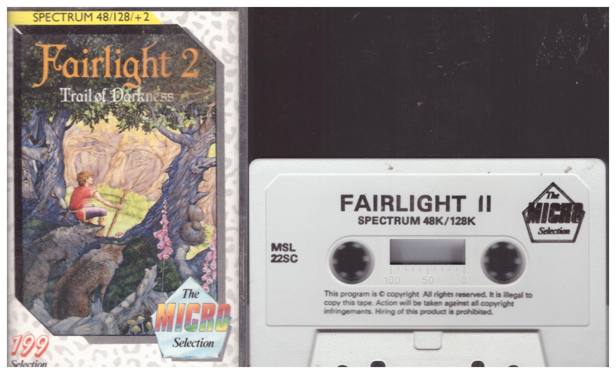 Fairlight 2: Trail Of Darkness for ZX Spectrum from The Micro Selection ...