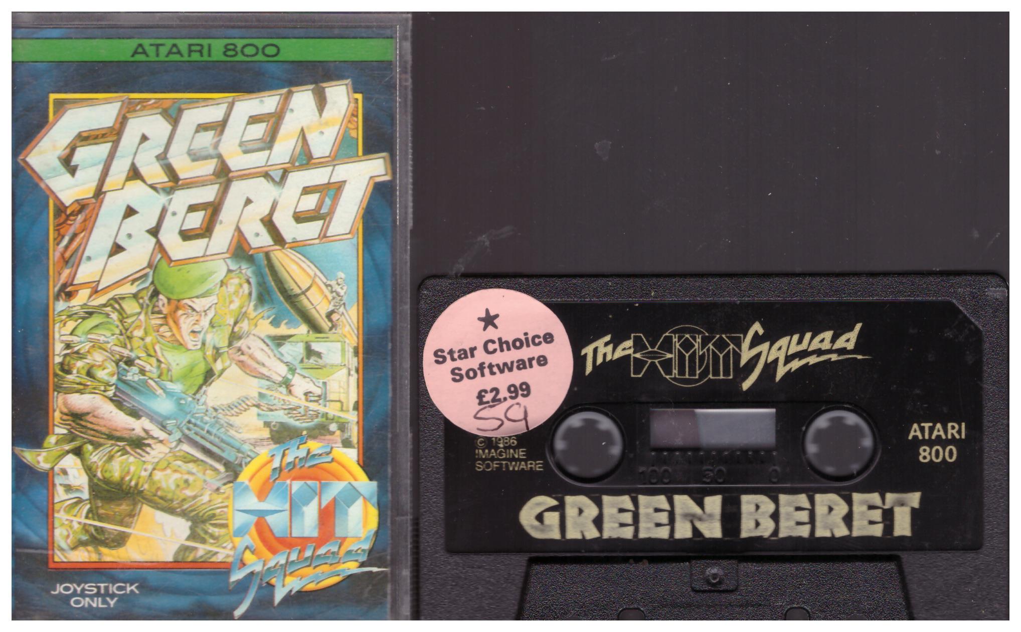 Green Beret for Atari 8-Bit Computers from The Hit Squad - Retro Games ...