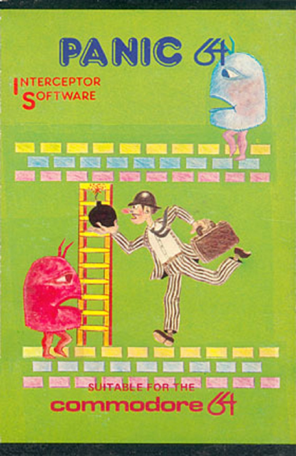 Panic 64 for Commodore 64 from Interceptor Software - Retro Games And Films