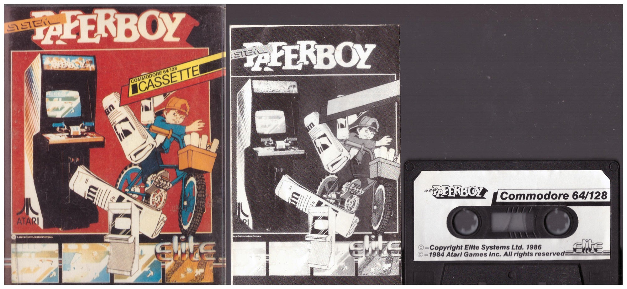Paperboy for Commodore 64 from Elite - Retro Games And Films