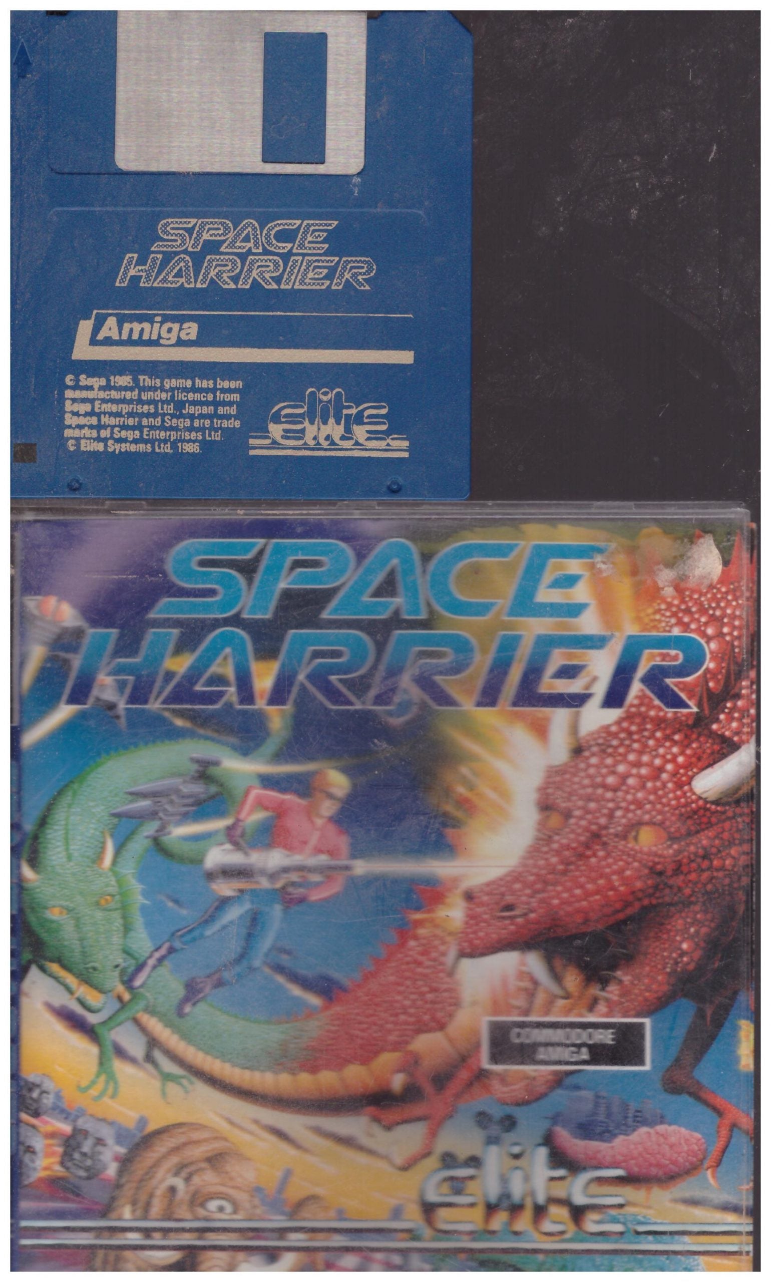 Space Harrier for Commodore Amiga from Elite - Retro Games And Films
