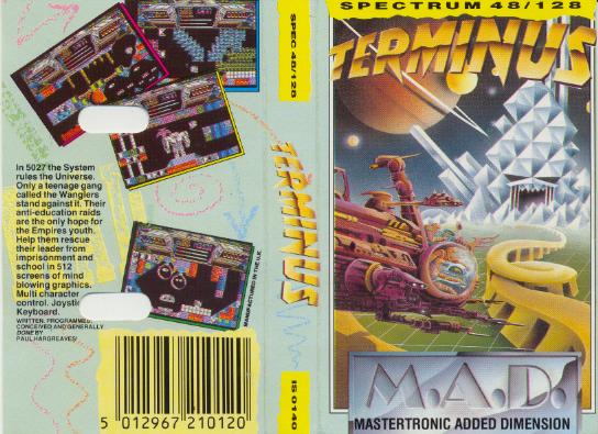 Terminus for Spectrum by Mastertronic Added Dimension/M.A.D on Tape ...